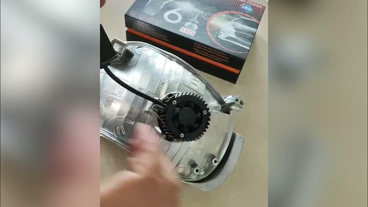 Coche Led Faro Lupa Proyector H4 Alto Y Bajo Canbus 6000k - YouTube