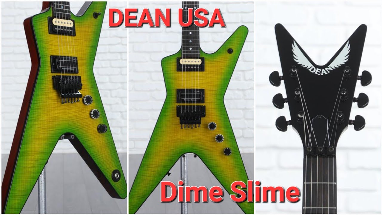 USA Dean Custom shop Dime Slime - YouTube