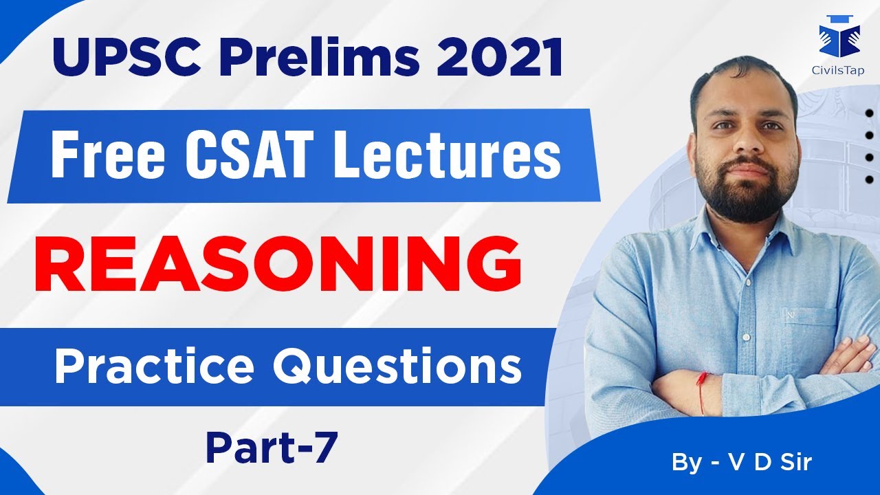 FREE Intensive CSAT Revision | UPSC Prelims 2021 | Practice Questions ...