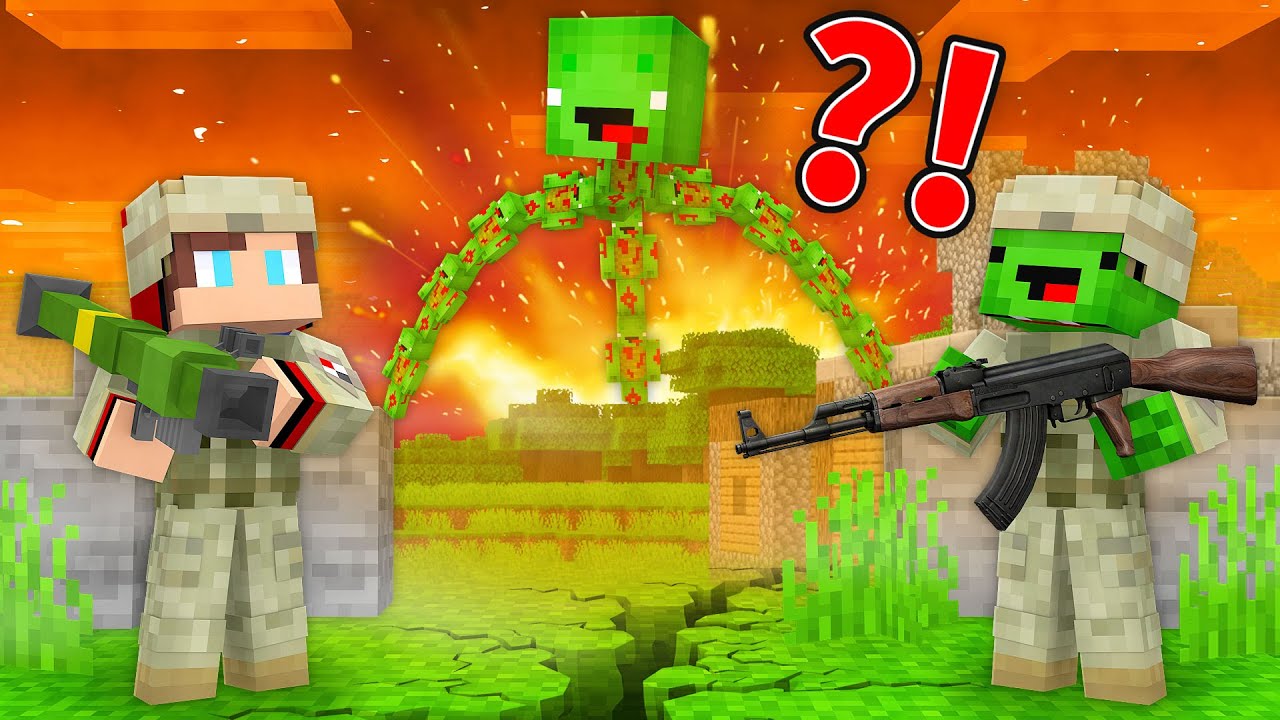 TITAN MIKEY vs Mikey and JJ Survival Battle in Minecraft (Maizen) - YouTube