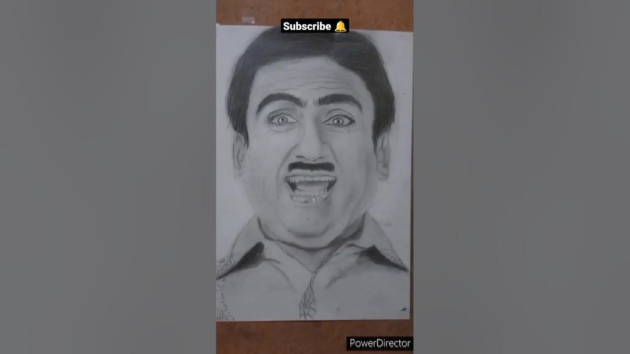 jethalal face sketch for beginners 👈🔥#viral #shorts - YouTube