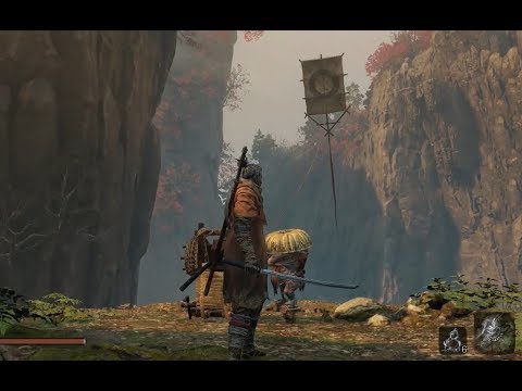Sekiro - How to go to Sunken Valley Cavern - Flying the kite in Senpou Temple