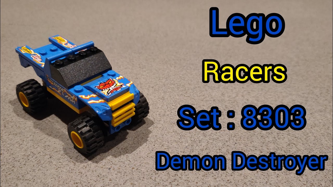 Lego Racers 8303 Demon Destroyer ( Pic By Pic Build ) - YouTube