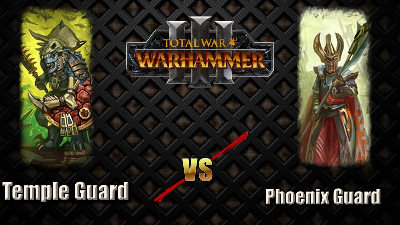 Temple Guards Vs Phoenix Guard - Total War Warhammer 3 - YouTube