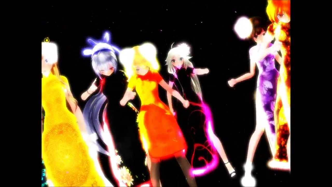 【MMD】Vocaloid 【123】 - YouTube