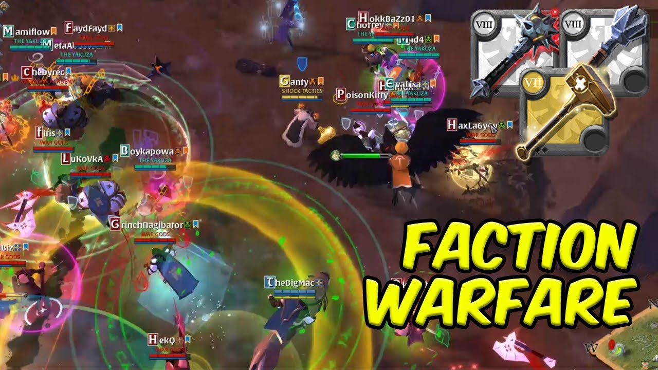 Albion Online - Faction Warfare | Hand of Justice | Camlann | 1 Hand ...