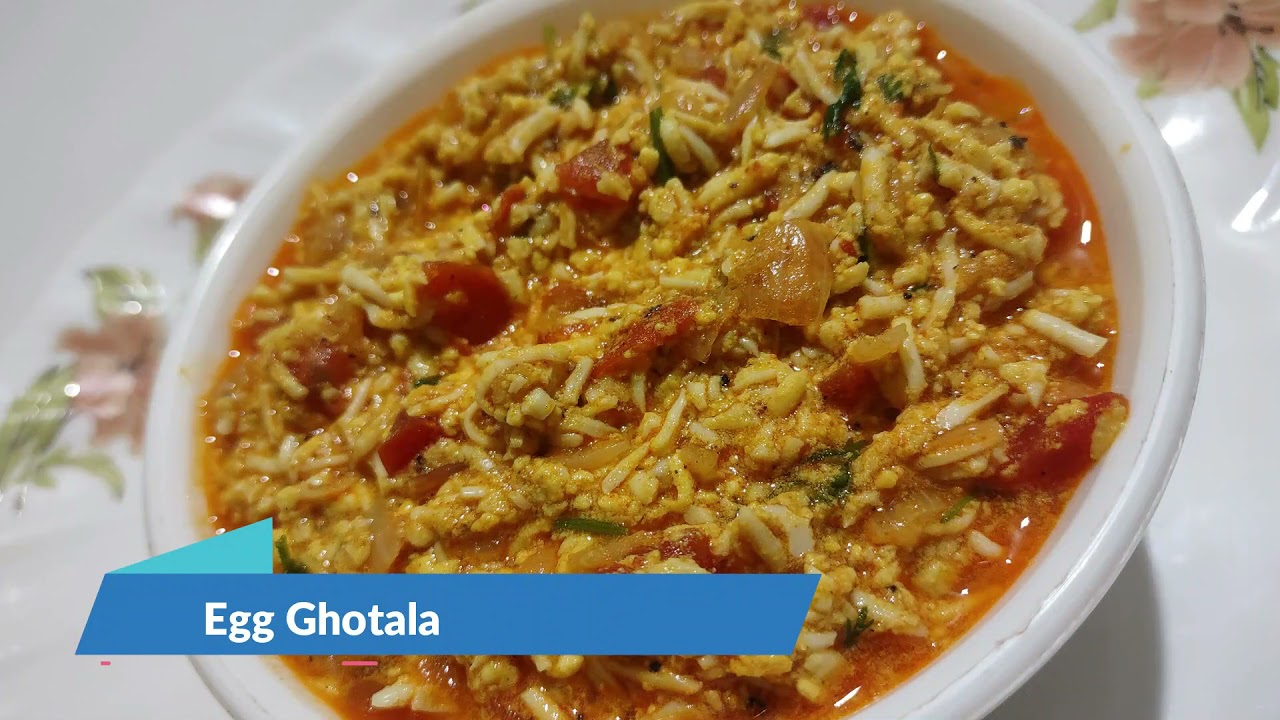 Egg Ghotala recipe | Egg Keema Masala - YouTube