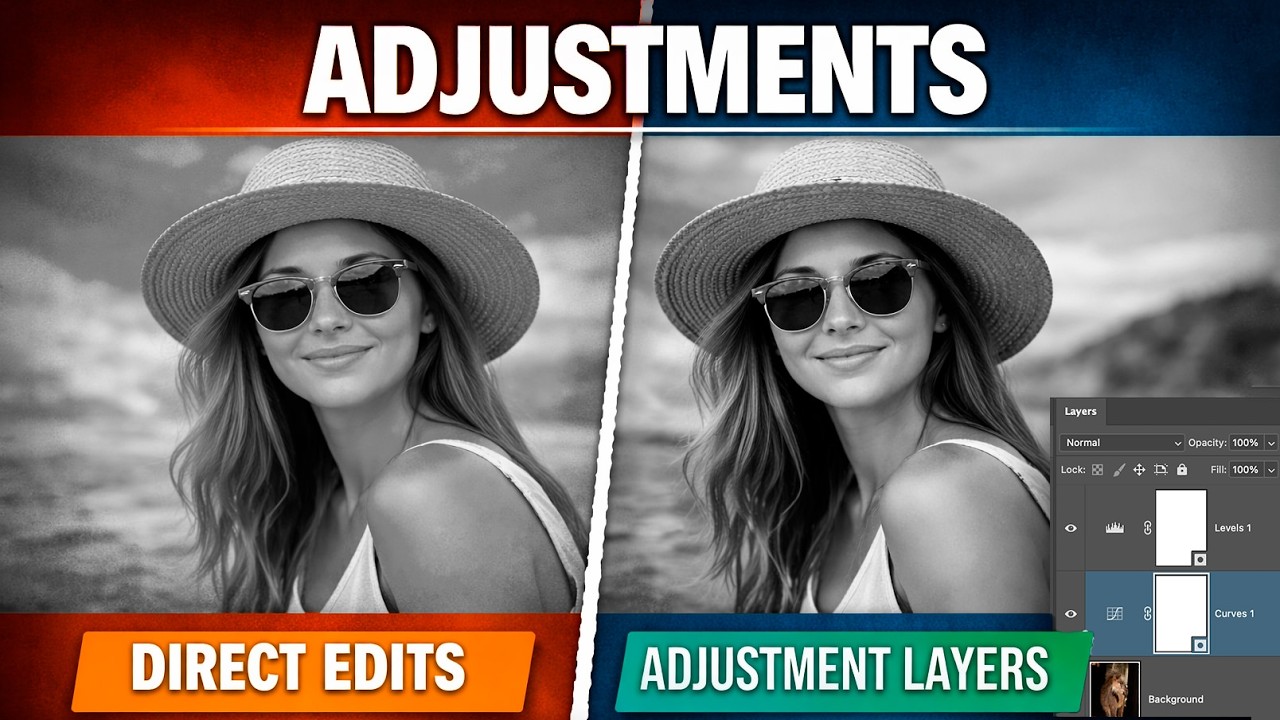 Photoshop Destructive vs Non-Destructive Editing: How to Edit WITHOUT ...