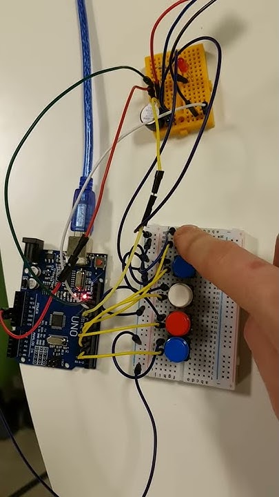 Arduino multiple buttons sound frequencies - YouTube