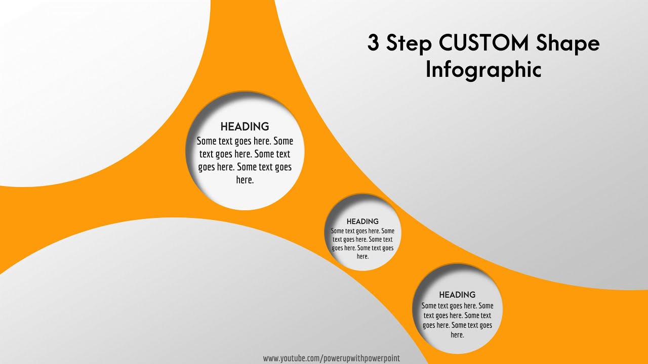 38.Create 3 Step Custom shape Infographic|Powerpoint Infographics|Graphic design|Free Template ...