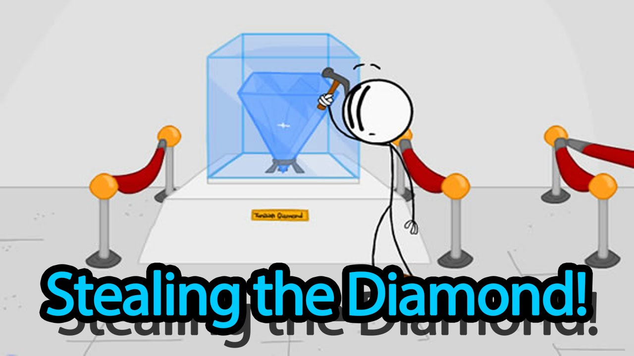 ROUBANDO UM DIAMANTE?! - STEALING THE DIAMOND! - YouTube