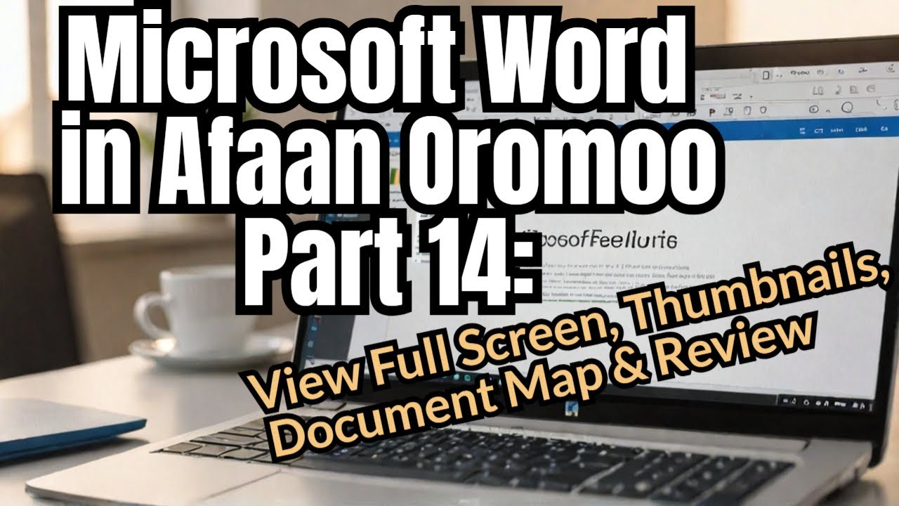 Microsoft Word Part 14: View Full Screen, Thumbnails, Document Map ...