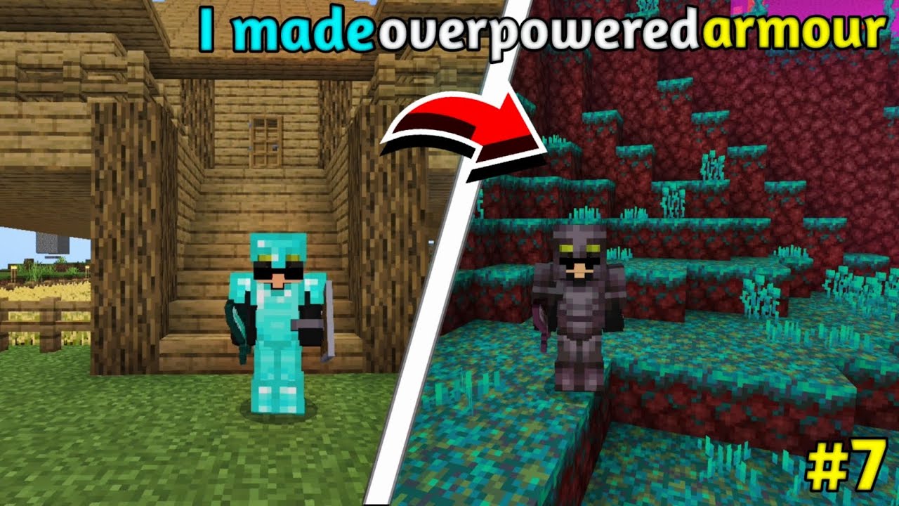 Finally I made netherite armour & tools in my Minecraft survival world in Hindi #7 - YouTube