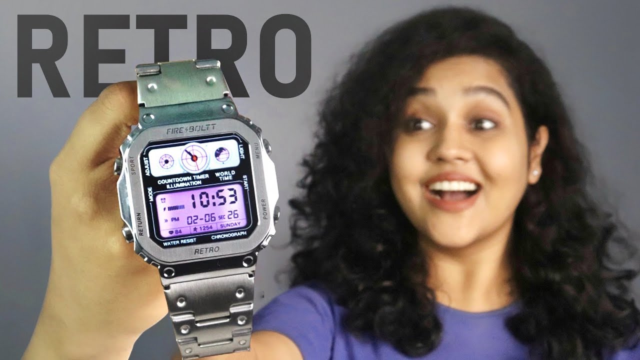 This Retro Smartwatch is Amazing Under 2500 - Fireboltt Retro ...