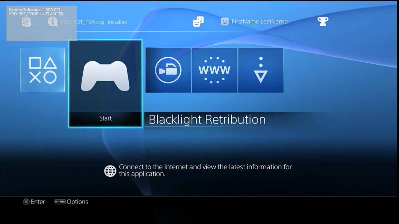 PS4: User Interface Leak (Early Test Kit Build) - YouTube