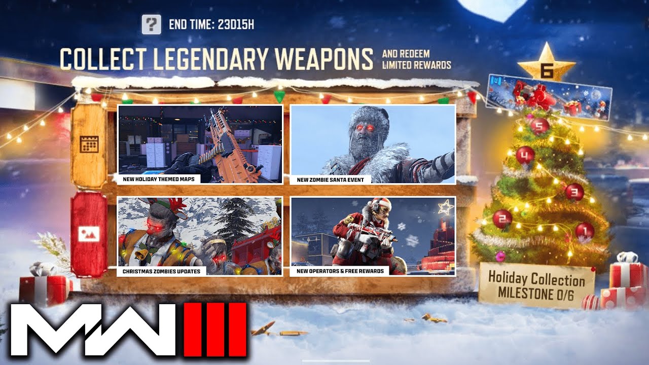 ENTIRE MW3 HOLIDAY EVENT LEAKED! Mastery Rewards, Challenges & ALL ...