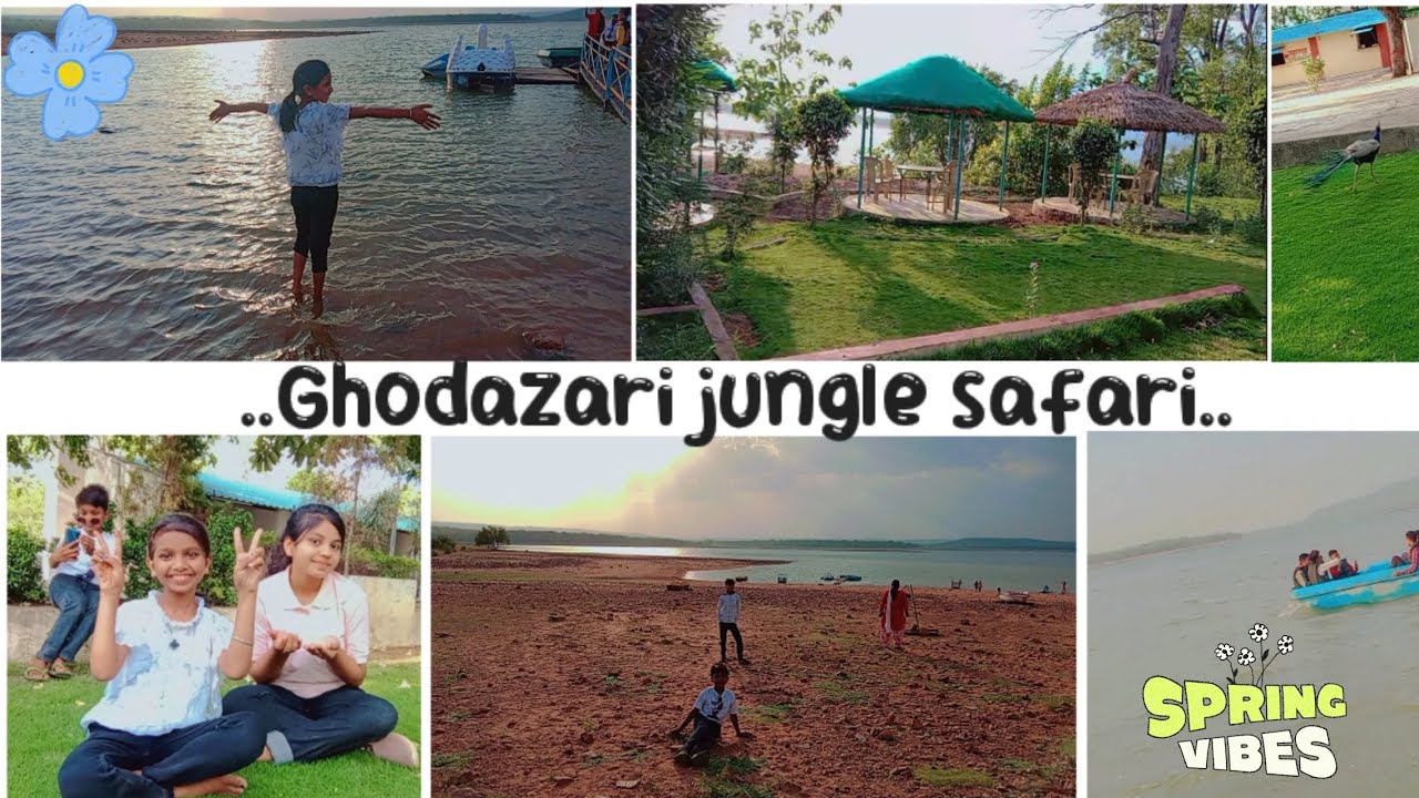My first vlog with my lil sister🤩||Ghodazari lake||..Tourist attraction ...