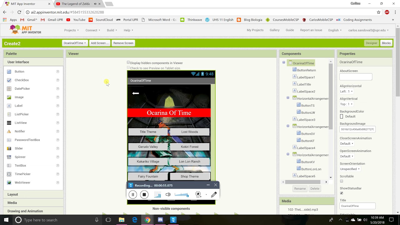 The Legend of Zelda Soundboard - App Inventor - YouTube