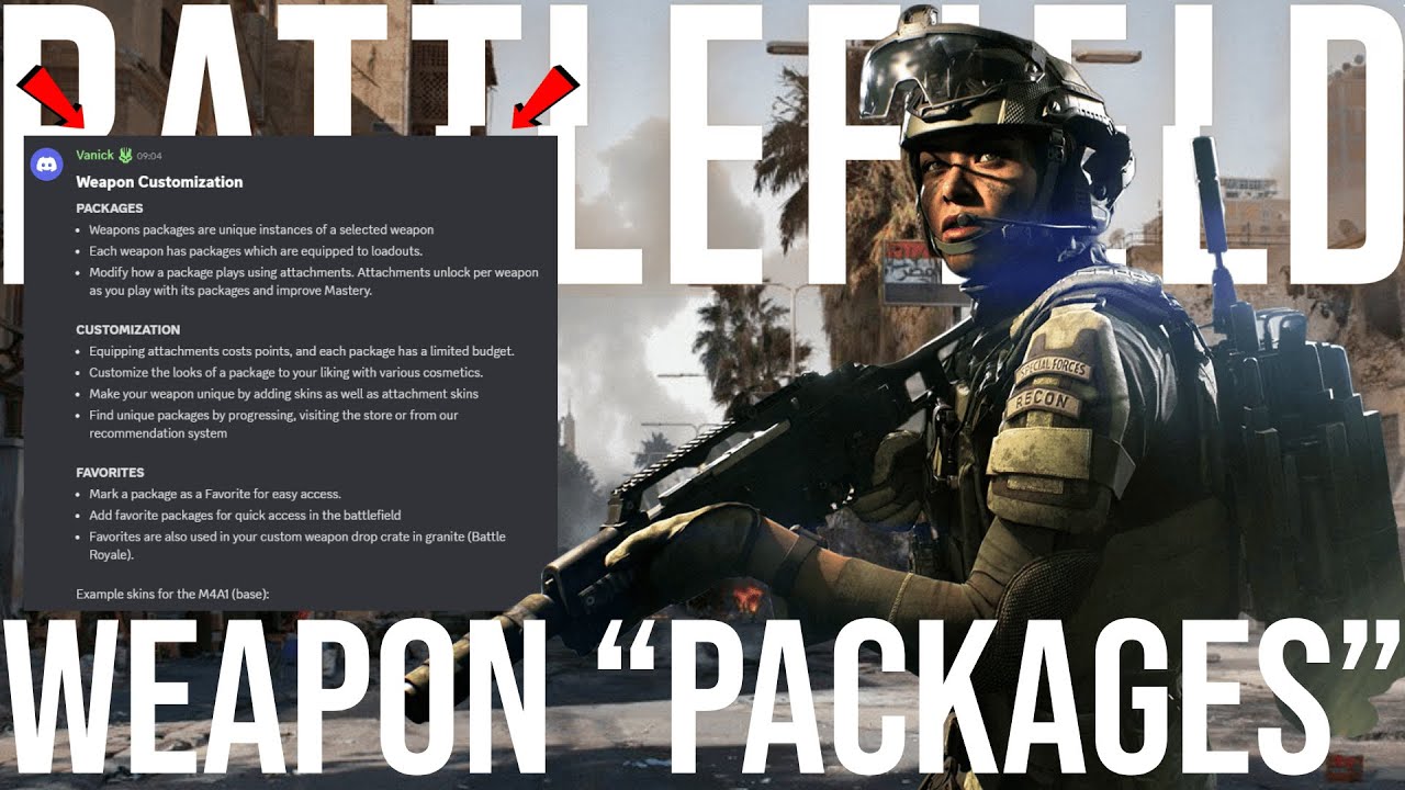 HUGE Battlefield 6 Weapon "Packages" & Customization HAS LEAKED!! - YouTube