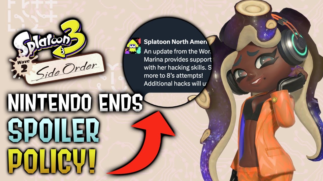 Nintendo ENDS Side Order Spoiler Policy! - Splatoon 3 - YouTube