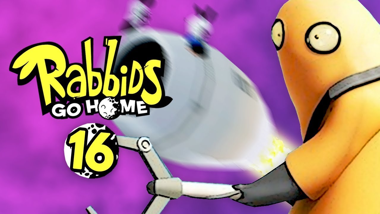 Rabbids Go Home - 16 - Furryous Fun (2 Player) - YouTube