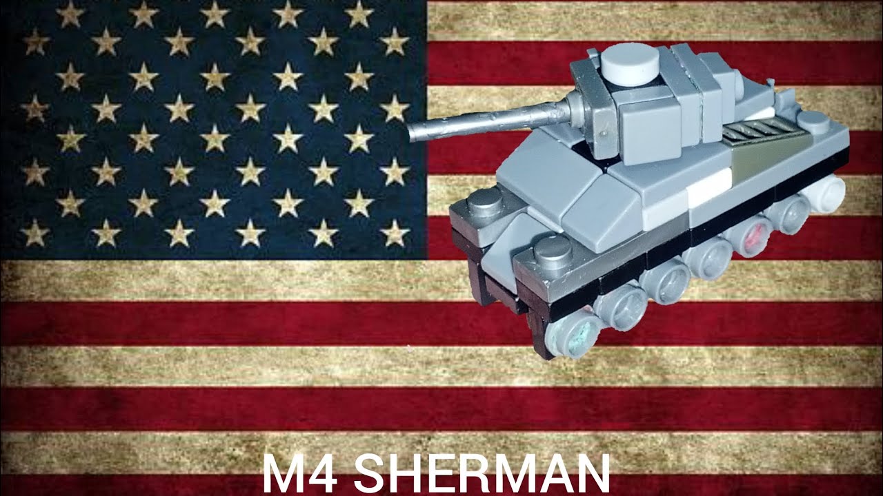 LEGO Mini M4 Sherman Tutorial MOC - YouTube