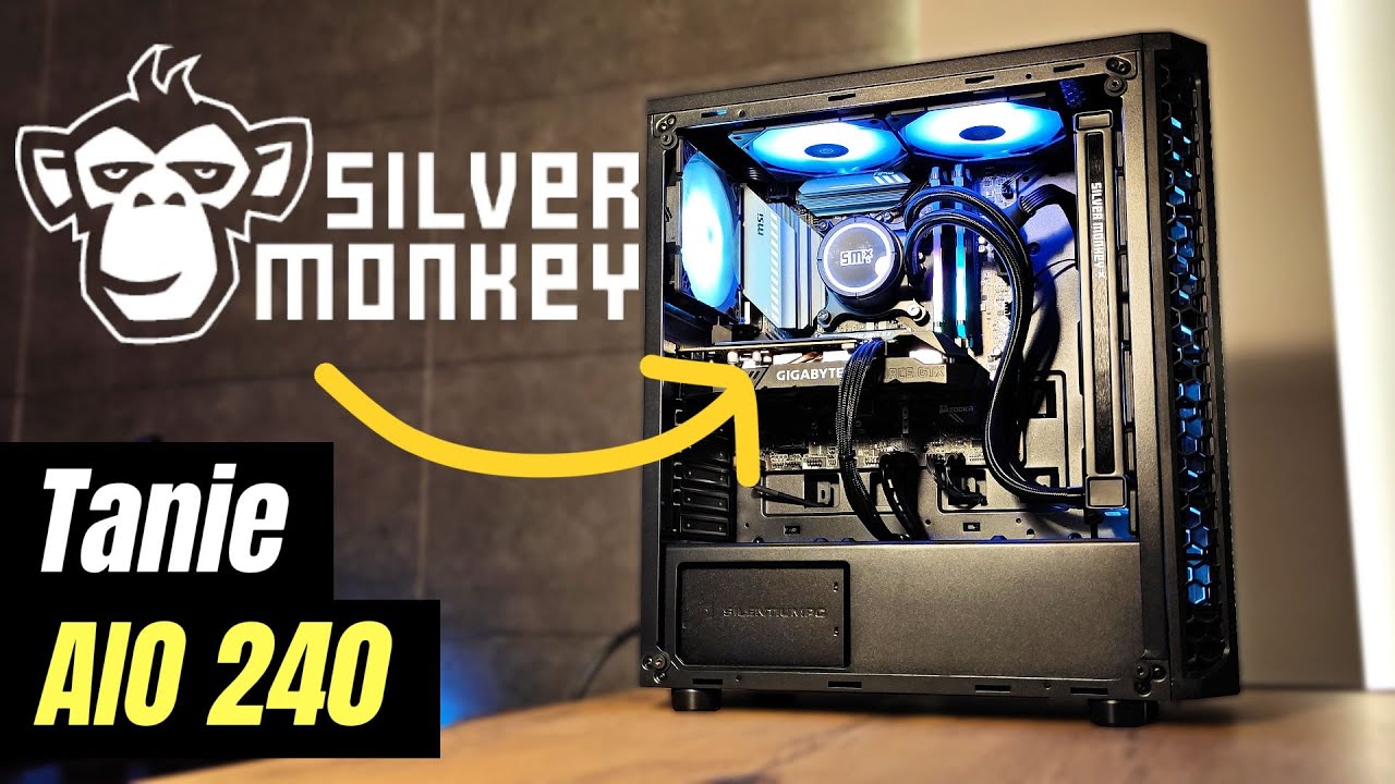 Silver Monkey X SNOWY 240 - Dziś montuję niedrogie chłodzenie aio - YouTube