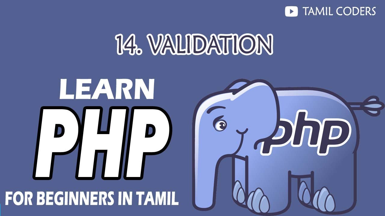 Validation Part 14 Php Tutorial Tamil Coders Youtube