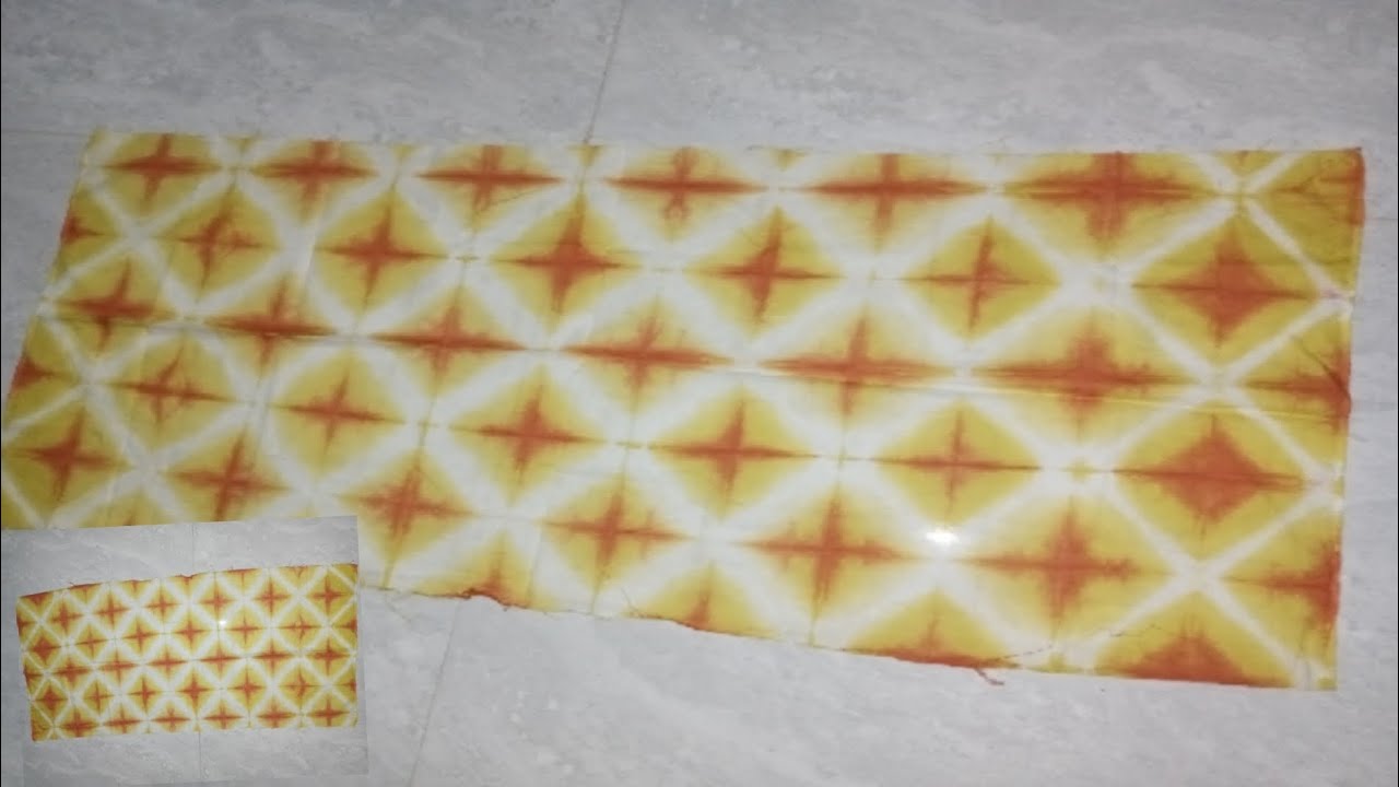Taidye Tutorial. Taidye techniques with vat yellow and golapi color.@AR ...