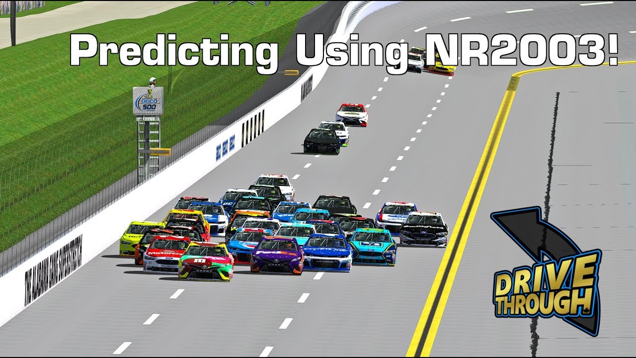 2018 Geico 500 Simulation Stream (Predicting using NR2003) - YouTube