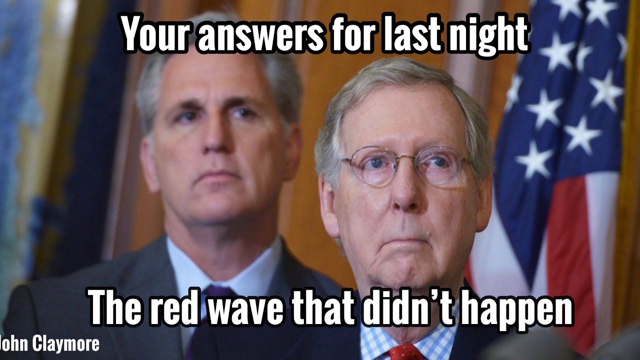 So why did the Red wave turn into a red trickle - YouTube