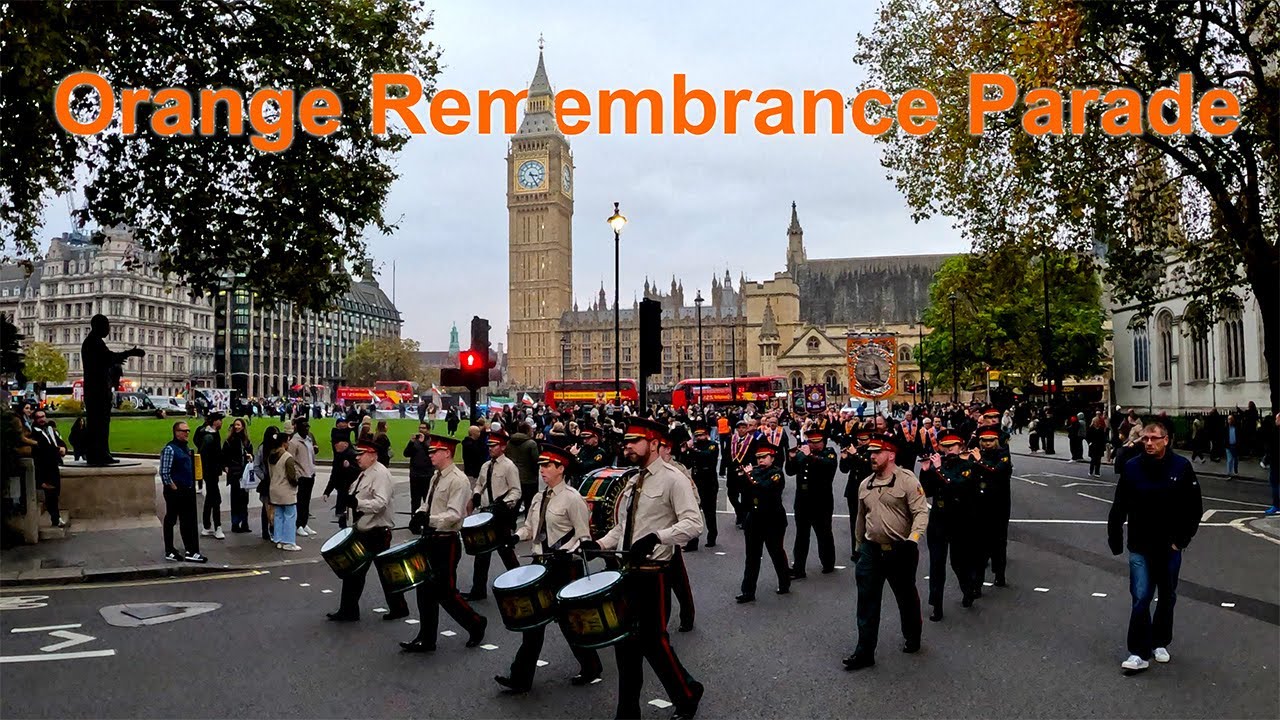 Orange Order Remembrance Parade 2024 #london - YouTube