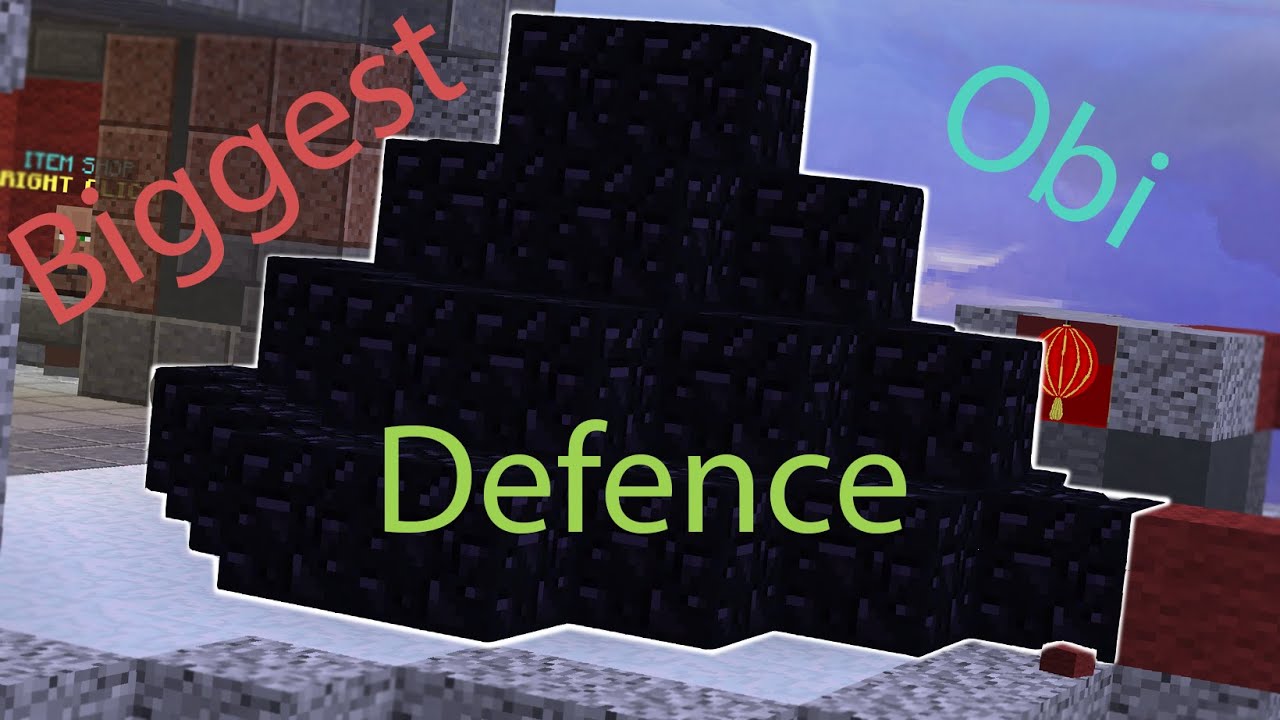 Attempting The Biggest Obsidian Defense - YouTube