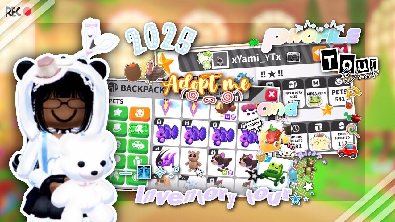 ₍ᐢ. .ᐢ₎ 2025 Adopt me Inventory tour !! ☆ - YouTube