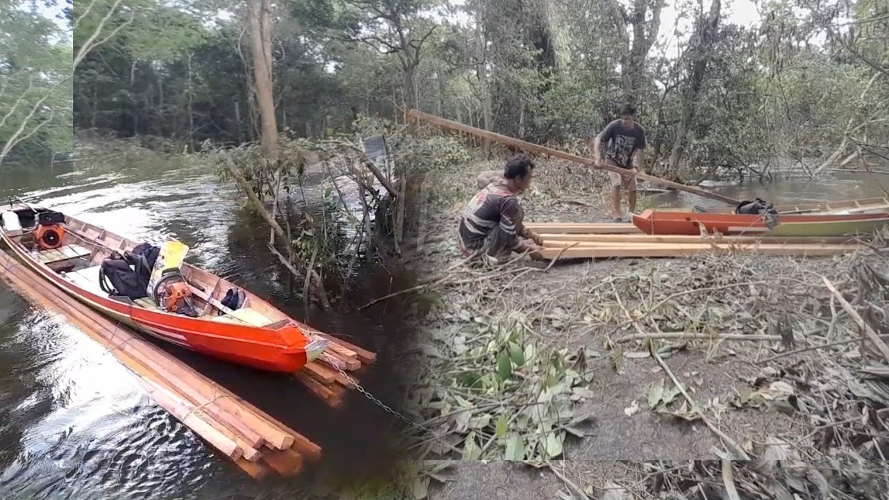 penuh rasa khawatir hari ke 2 arus air makin deras di hari pengangkutan ...