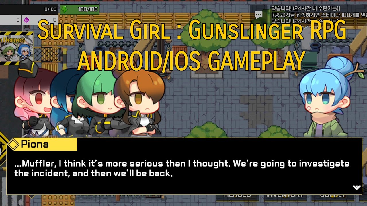 Survival Girl : Gunslinger RPG Android/IOS GAMEPLAY - YouTube