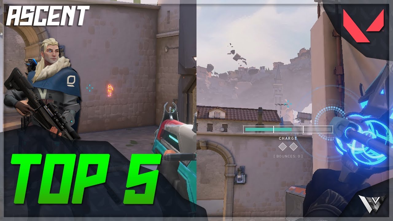 TOP 5 Sova Arrow Spots on Ascent (Valorant Tips & Tricks) - YouTube