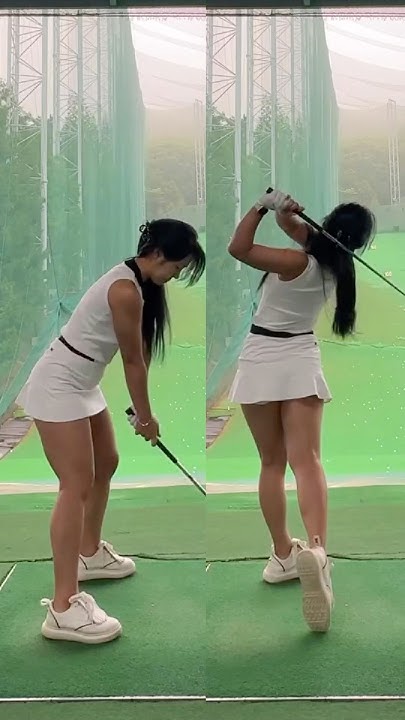 이상적인 스윙 궤도👍 KLPGA 정혜윤 프로 - YouTube