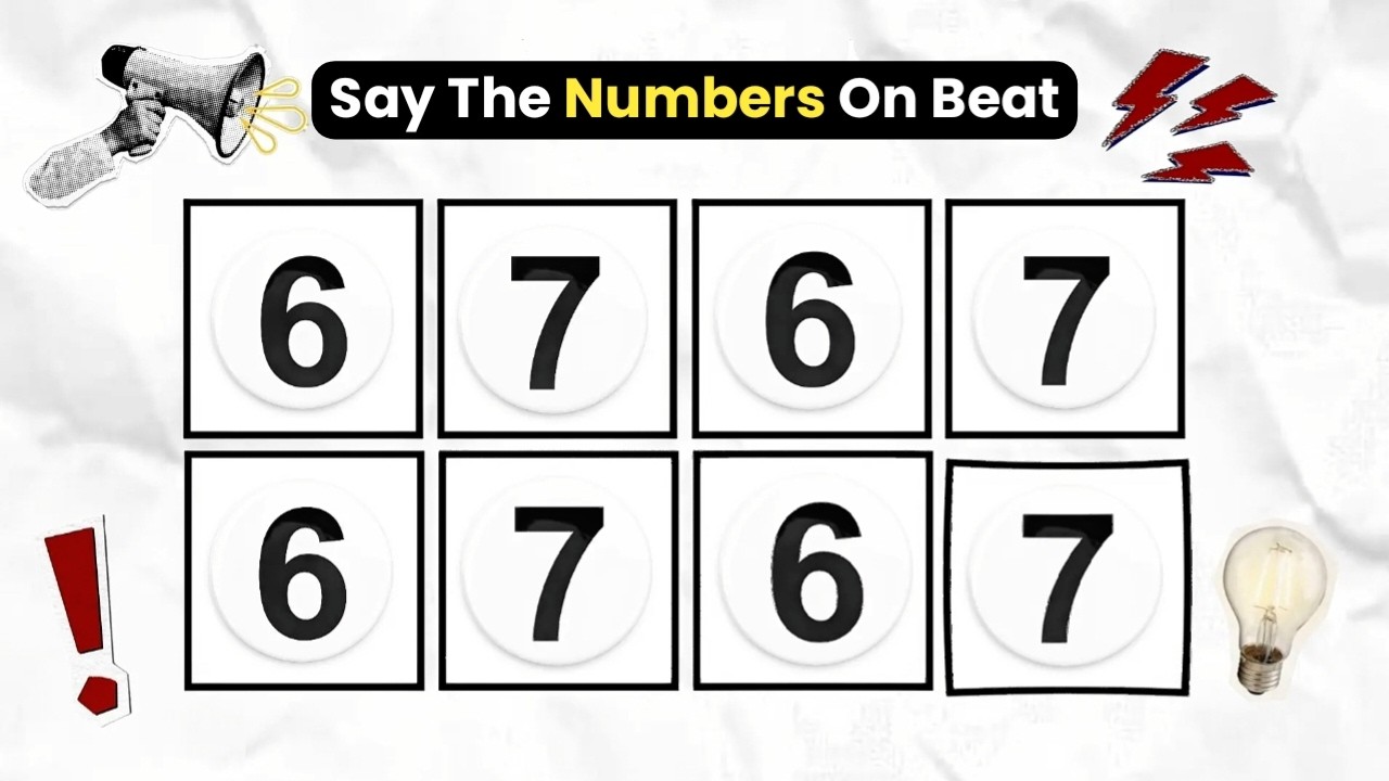 Say The Number On Beat | LEVEL 1-3 (EASY MEDIUM HARD) - YouTube