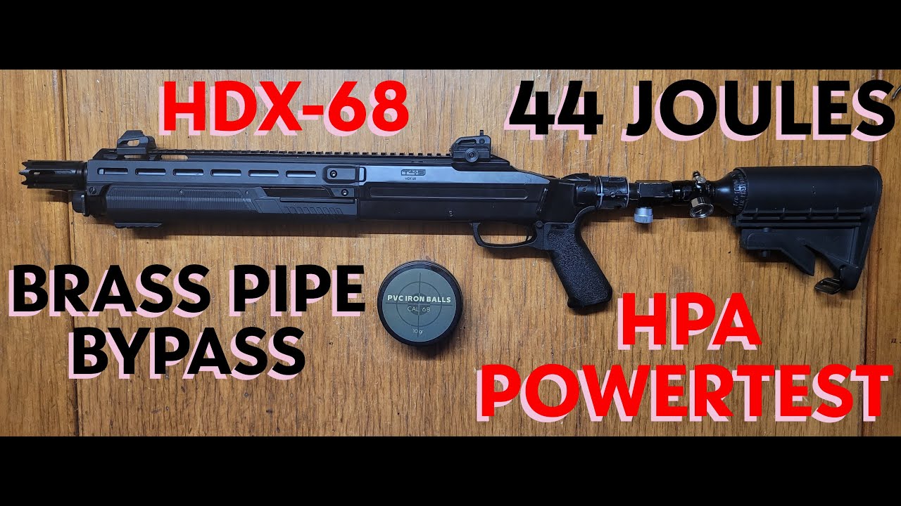Umarex HDX 68 HPA Bypass Powertest - YouTube