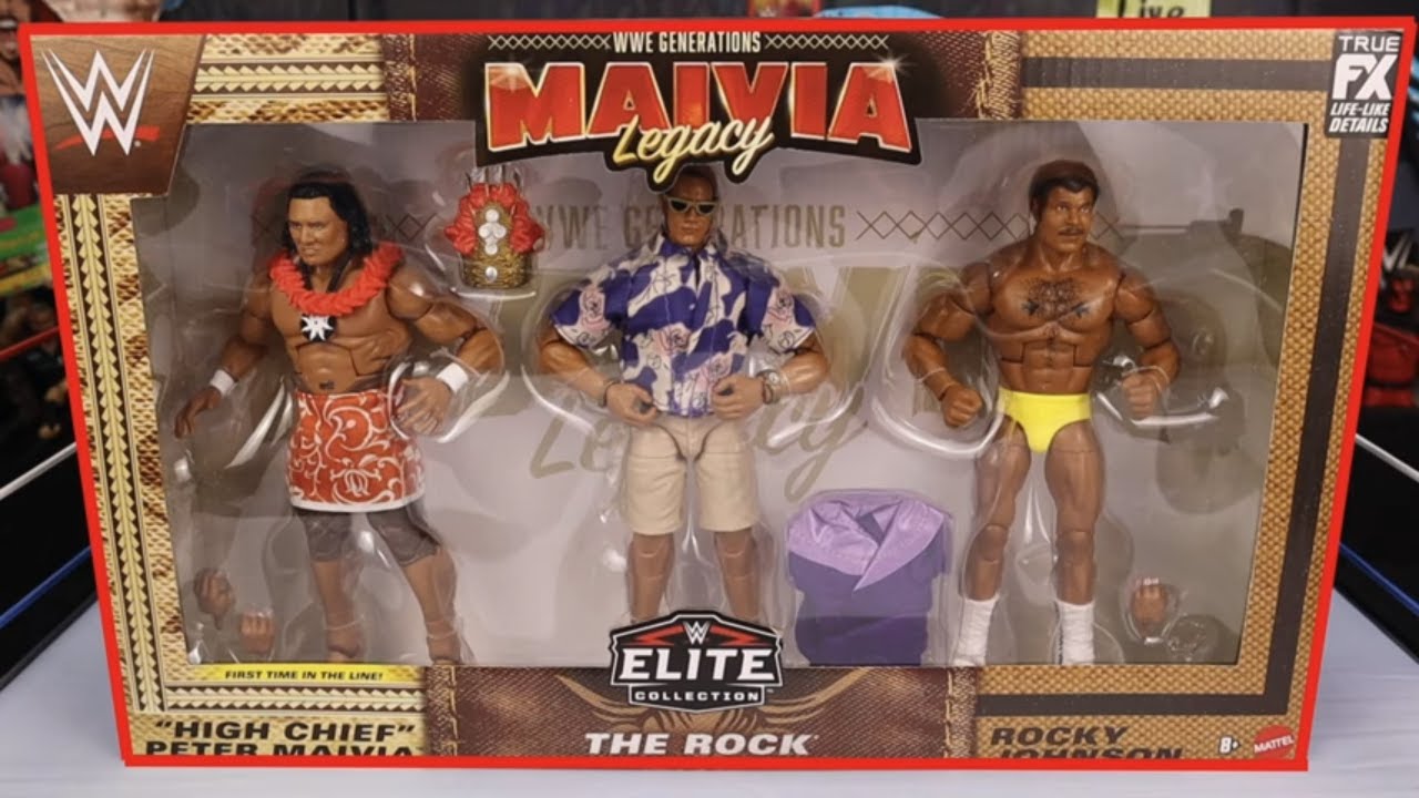 WWE ELITE Mavia Legacy Action figure Three pack - YouTube