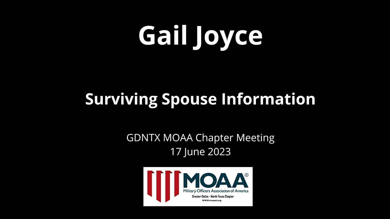 Surviving Spouses CC - YouTube