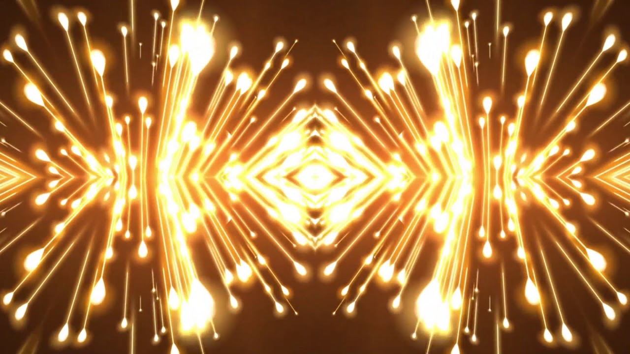 035 4K Endless Golden Firework Spring 2160 FREE Motion Background mp4 ...