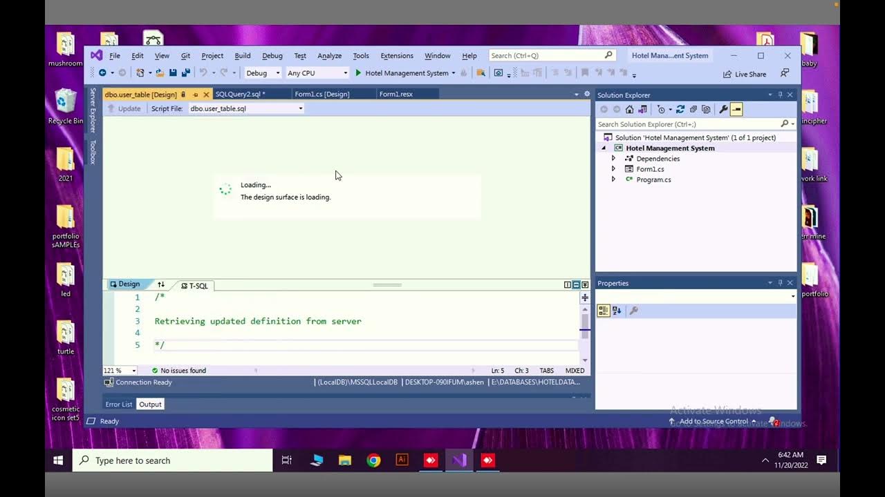 Create Database Table to keep admin login details | Hotel Management System using Visual C# (04 ...