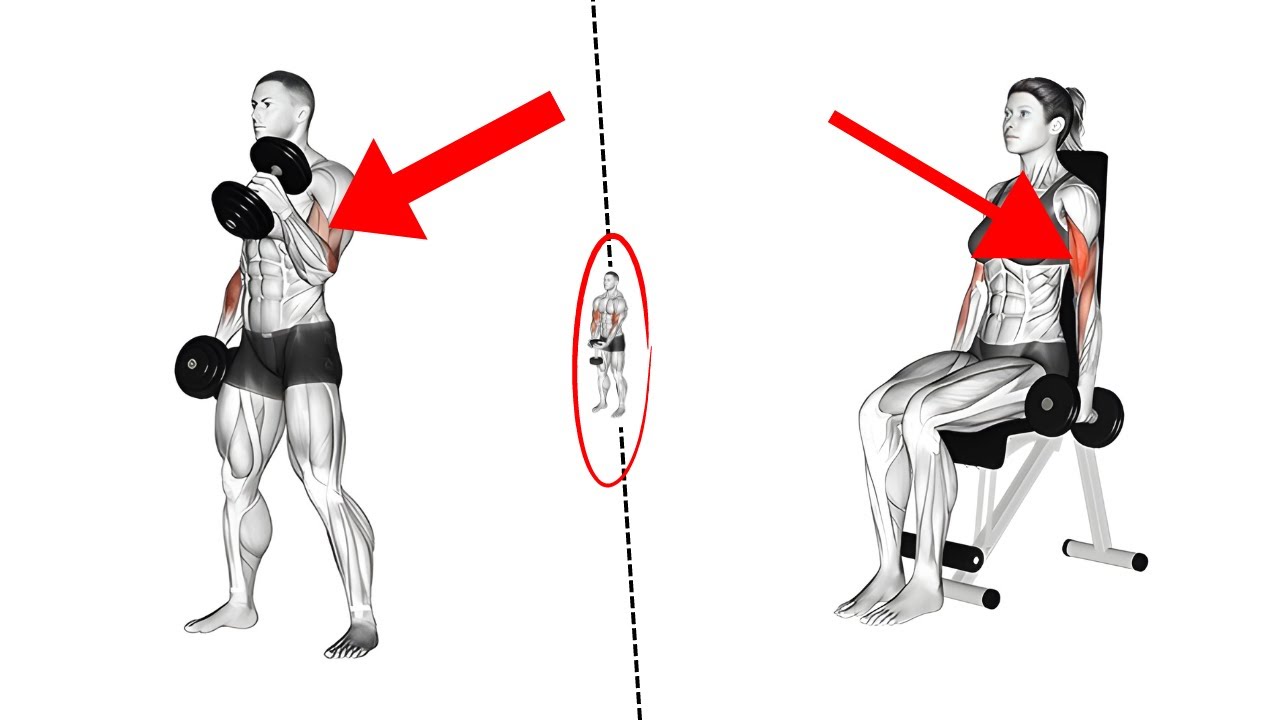 Bicep Power Workout Gain Muscle and Strength - YouTube