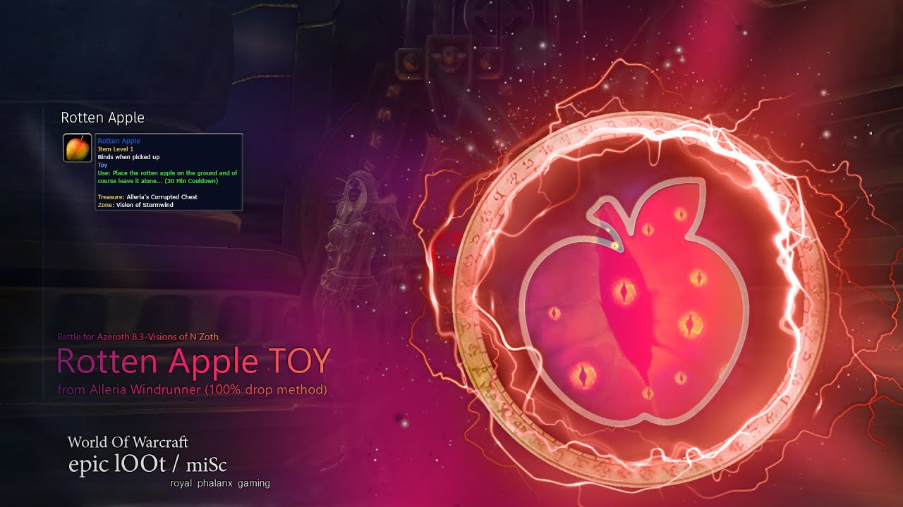 Rotten Apple TOY from Alleria Windrunner (100% drop method) - YouTube