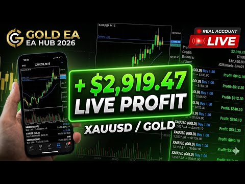 LIVE TRADING +$2,919 GOLD Using Godfather Expert Advisor | MT4 & MT5 Robot |