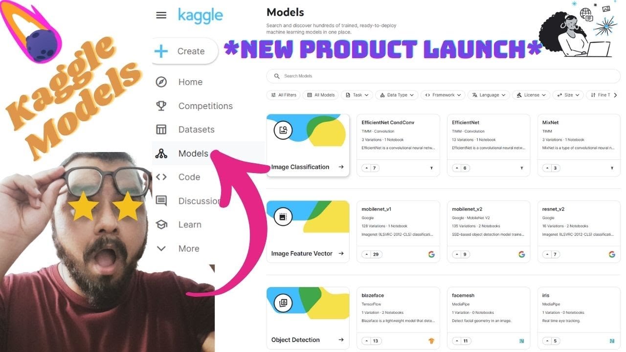 Kaggle Models Announcement 🎉🎉 - YouTube