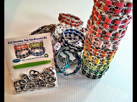 How to make a Pop Tab Bracelet - YouTube