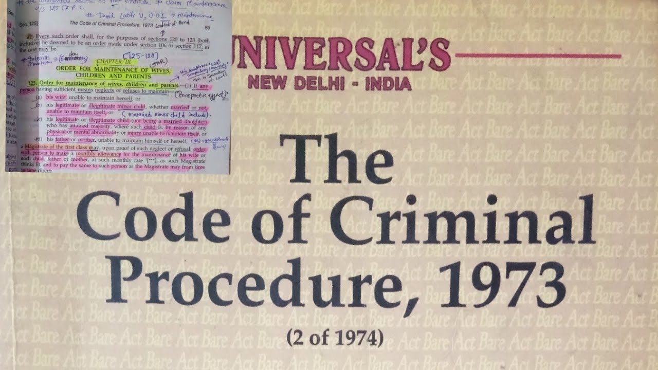 The Code of Criminal Procedure,1973.. tricks for learning Bare Act ...